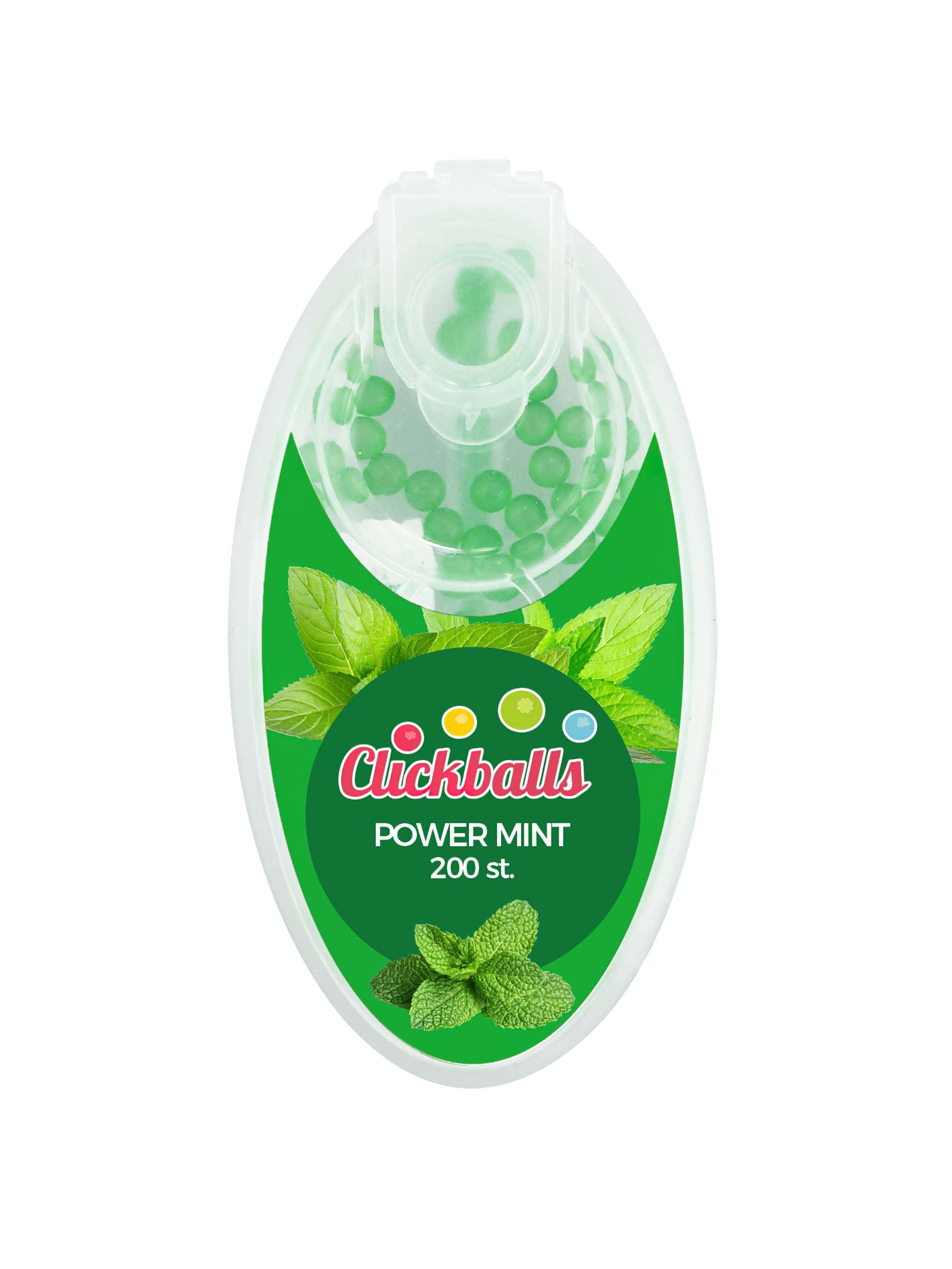 Power Mint Flavor Click balletjes (200 stuks) - Clickballs.nl