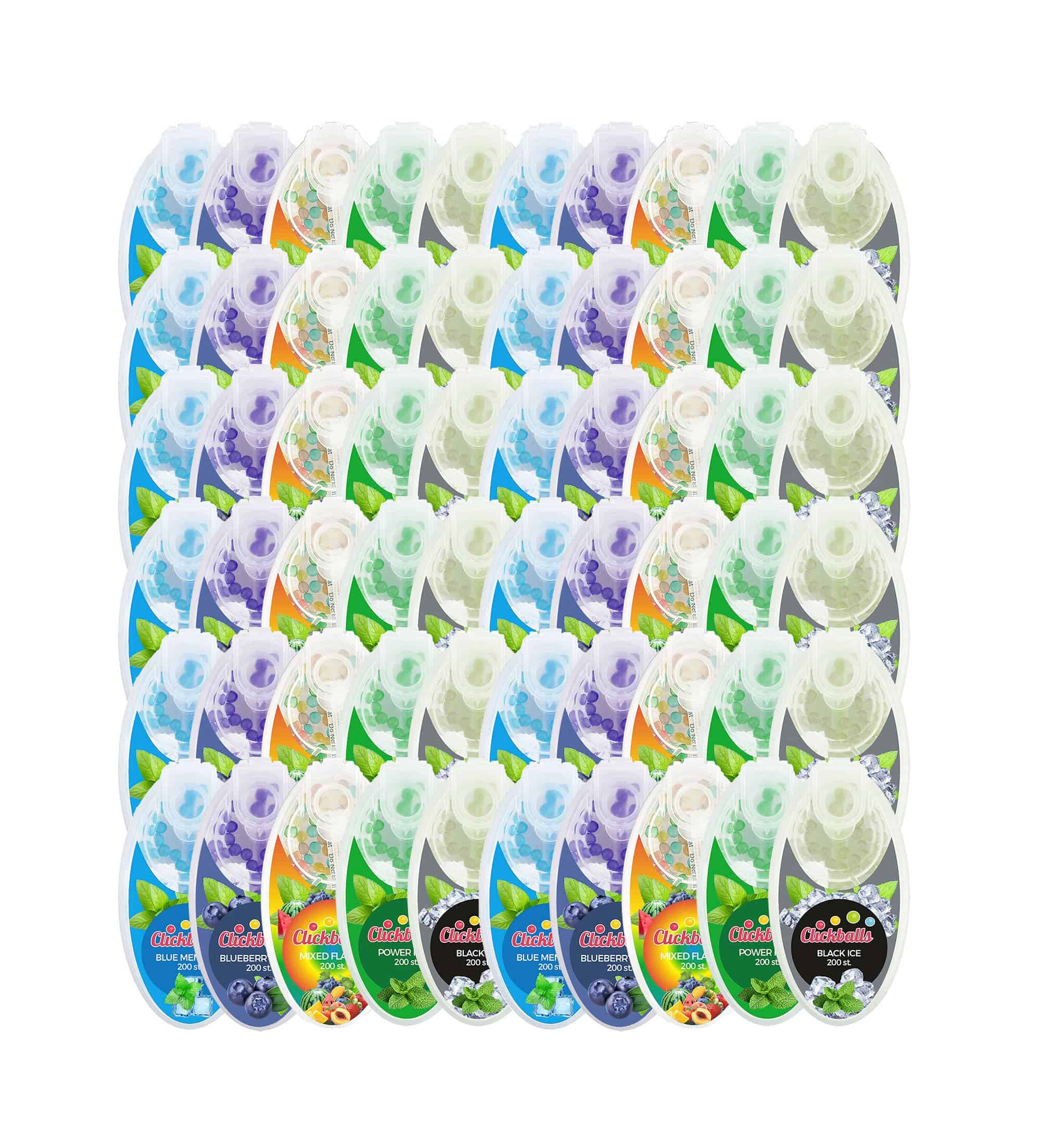 Bundel van 60 x Clickballs (200 stuks) - Clickballs.nl