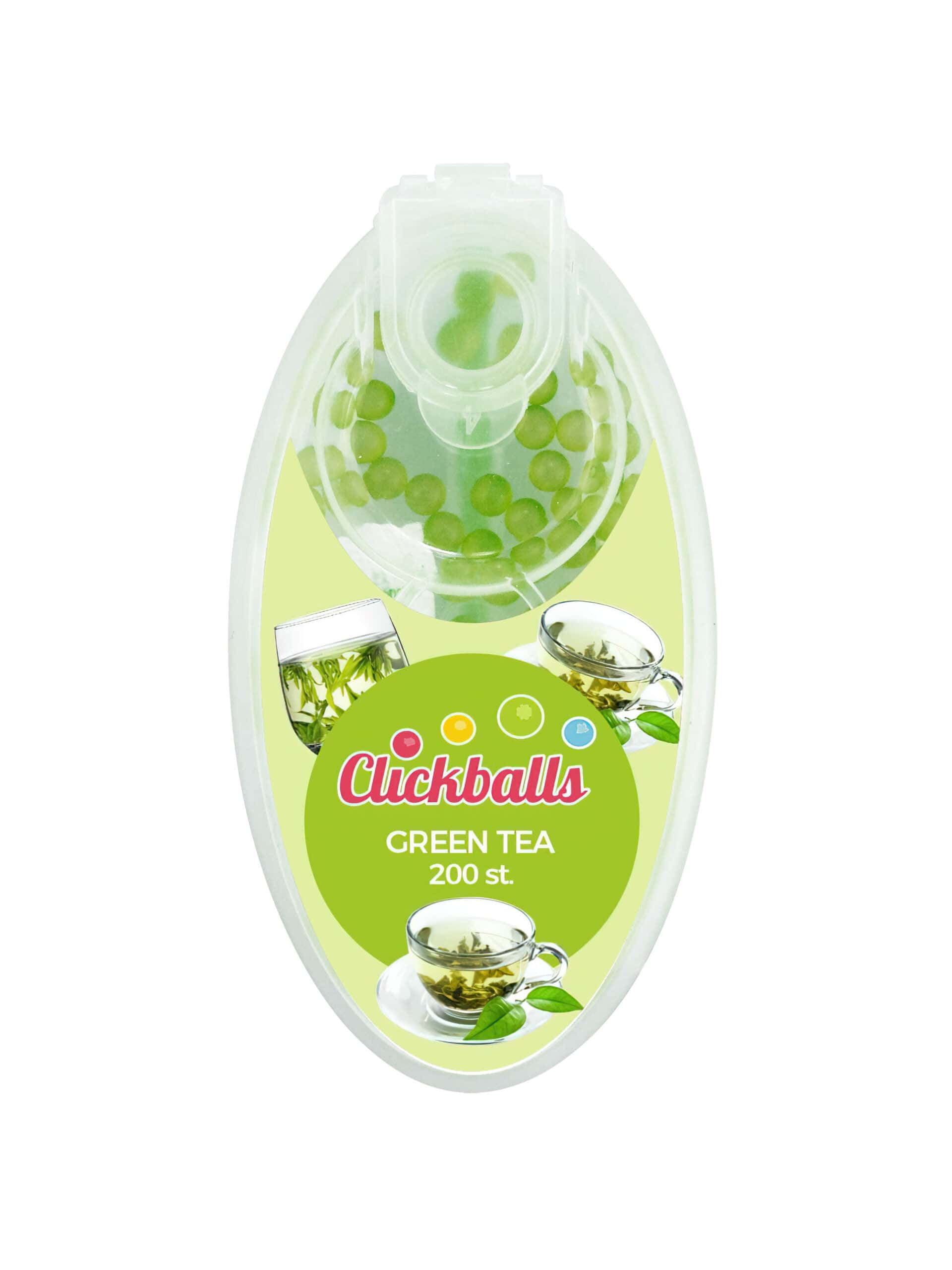 Green Tea Click balletjes (200 stuks) - Clickballs.nl
